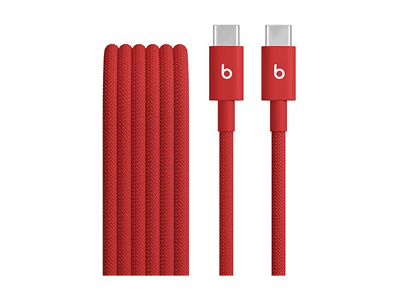 BEATS MDGF4ZM/A BEATS USBC TO USB-C WOVCABLE 1.5M RED Kabel, Rapid Red ...