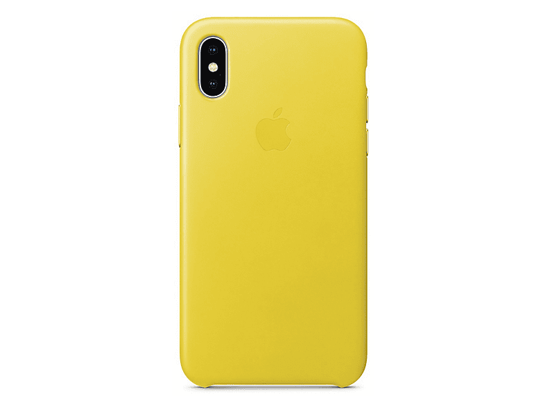 APPLE MRGJ2ZM/A IPHONE X LEATHER CASE SPRING YELLOW, Backcover, Apple ...