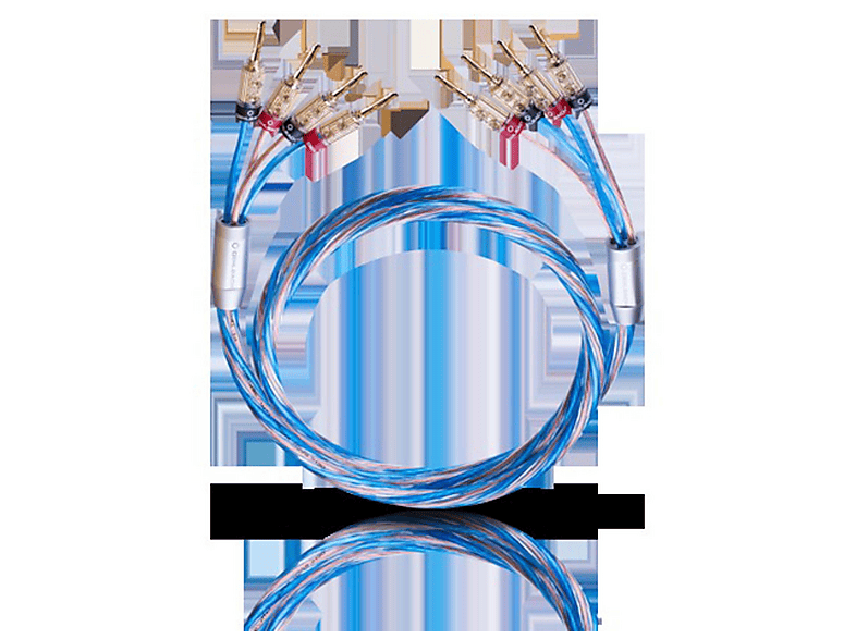 OEHLBACH 10824 BI TECH 4 LS-SET 2X4,0M 4- 4 BANANAS, Banana Kabel, 400 ...