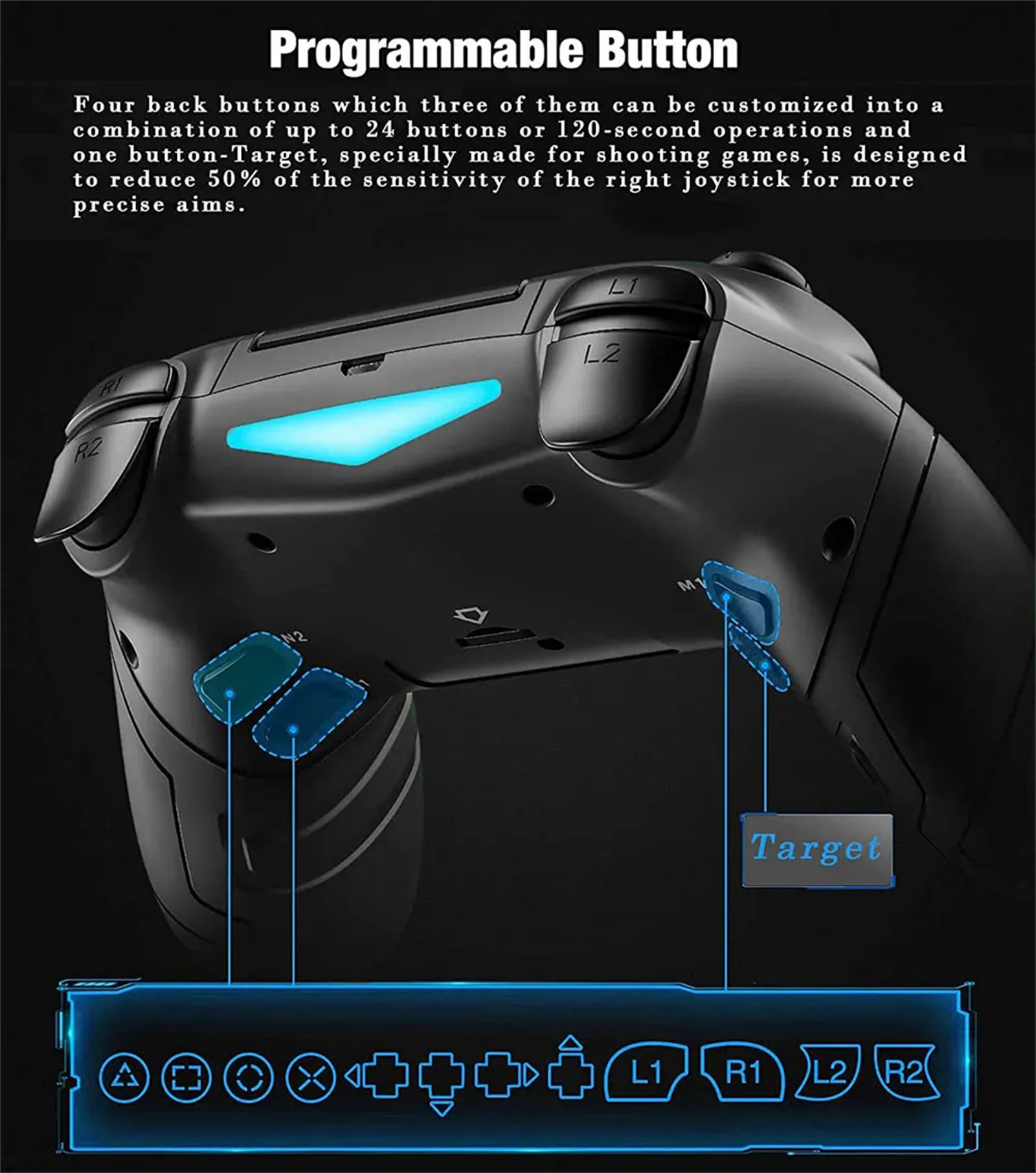 SOLVYN Programmierbar Bluetooth Kabellos Gamecontroller Not available ...