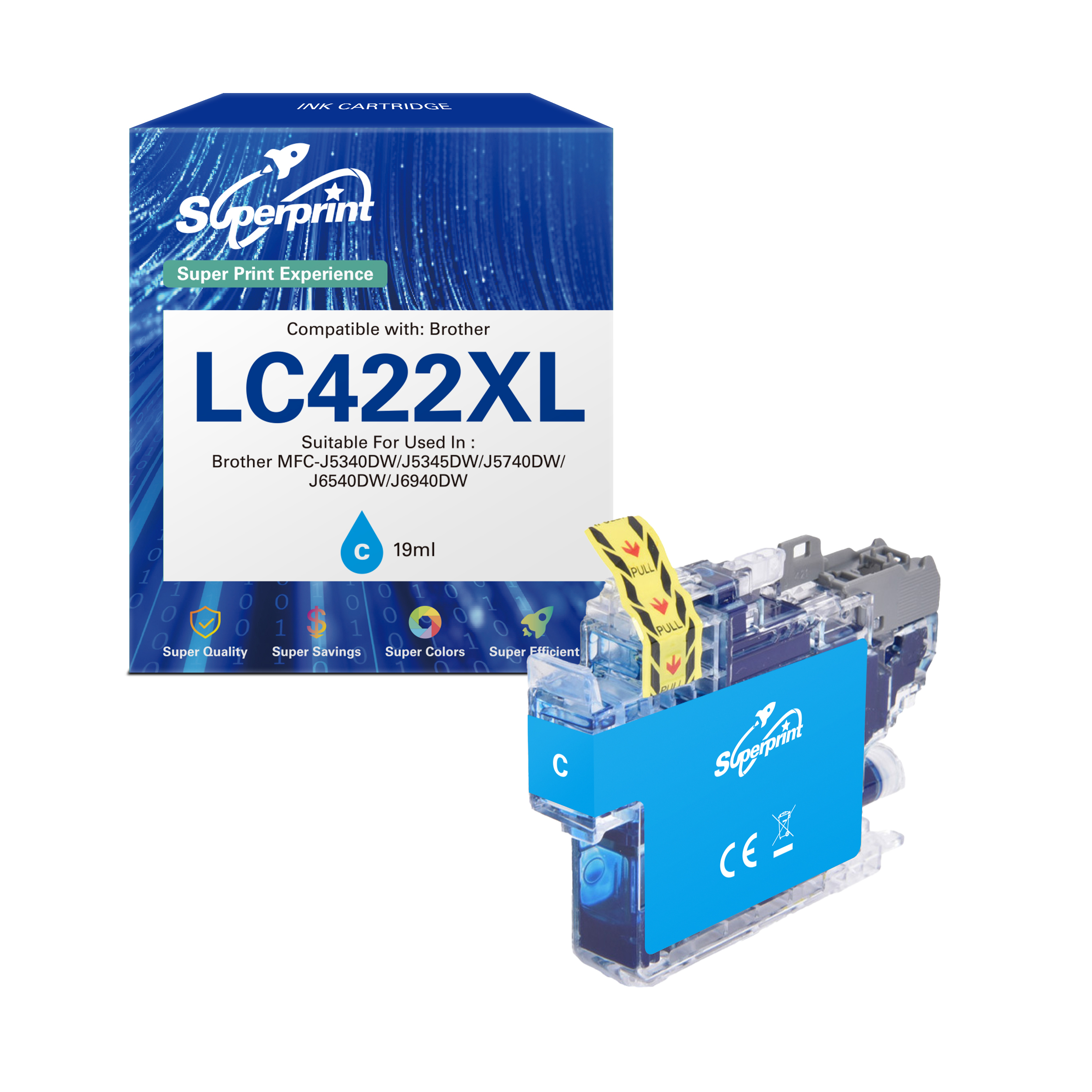 SUPERPRINT LC422XLC Tintenpatrone Cyan (LC422XLC) | MediaMarkt
