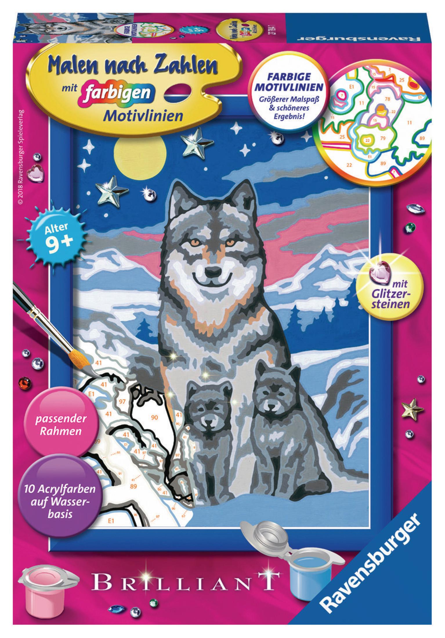RAVENSBURGER 27784 SÜSSE WOLFSFAMILIE Zubehör, Black | MediaMarkt