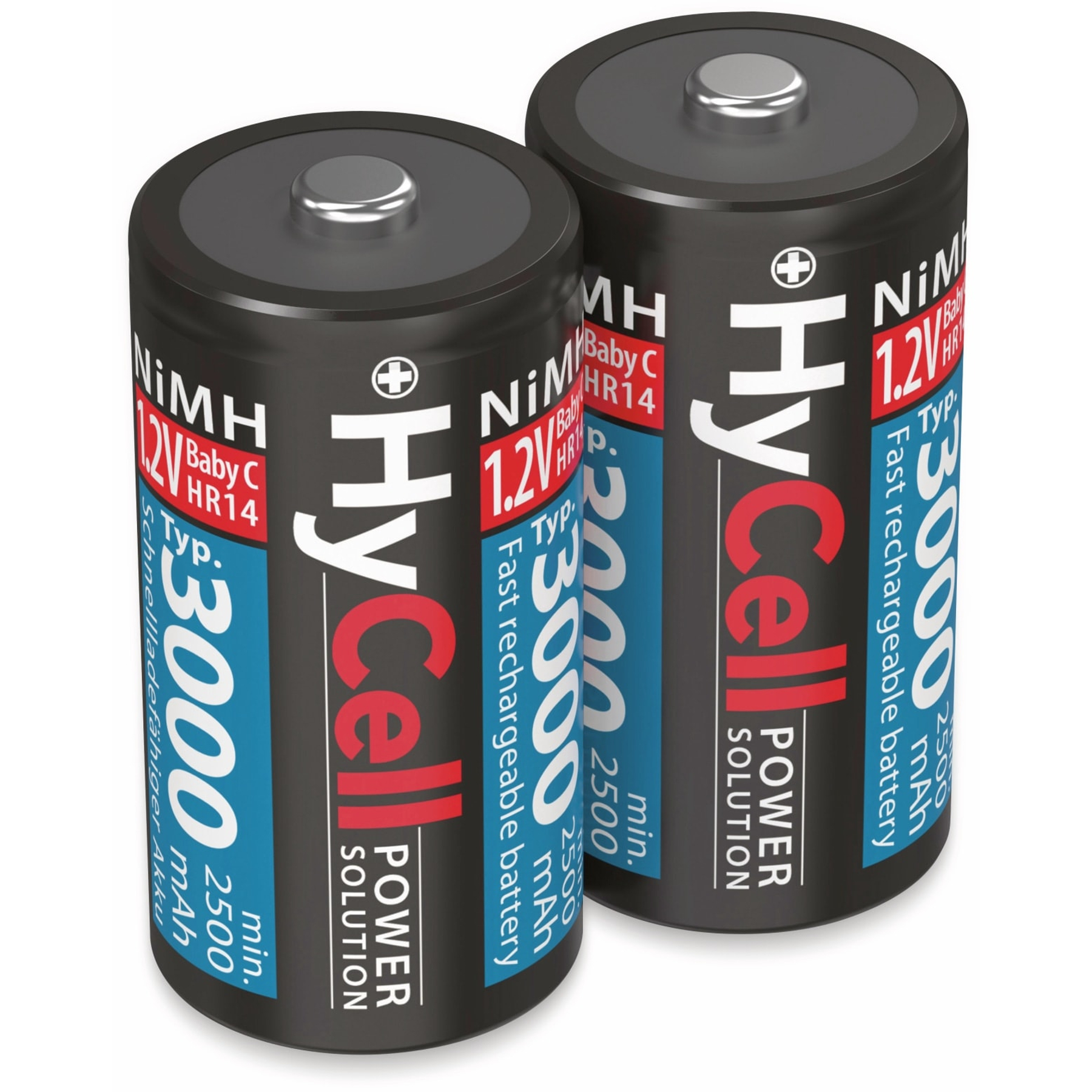 HYCELL 5035302 3AH BABY C 2ER HR14 Akku, NiMH, 1.2 Volt, 3000 mAh 2 ...