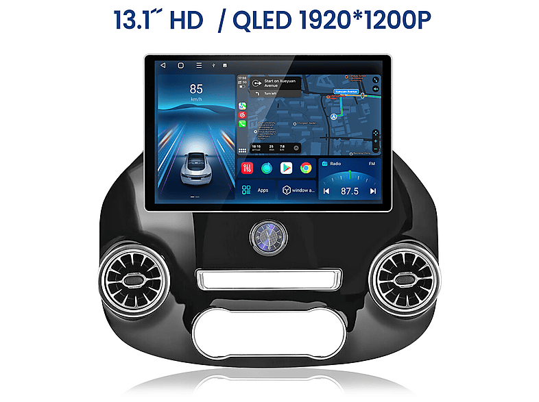 JUNSUN Android 14 Vito W447 13,1" RADIO, DAB+, AM, FM, Bluetooth ...