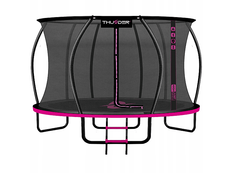 Trampolina ogrodowa THUNDER INSIDE-ULTRA-14FT-PINK Różowy | sprawdź ...