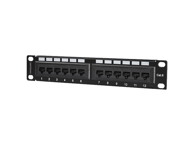 INTELLINET INTELLINET 10'' 12-Port Cat6 Patchpanel Netzwerk ...
