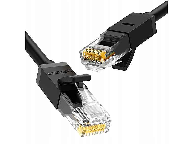 UGREEN Ugreen Cat 6 Ethernet Patchkabel, 10m, Schwarz, RJ45, 1000Mbps ...