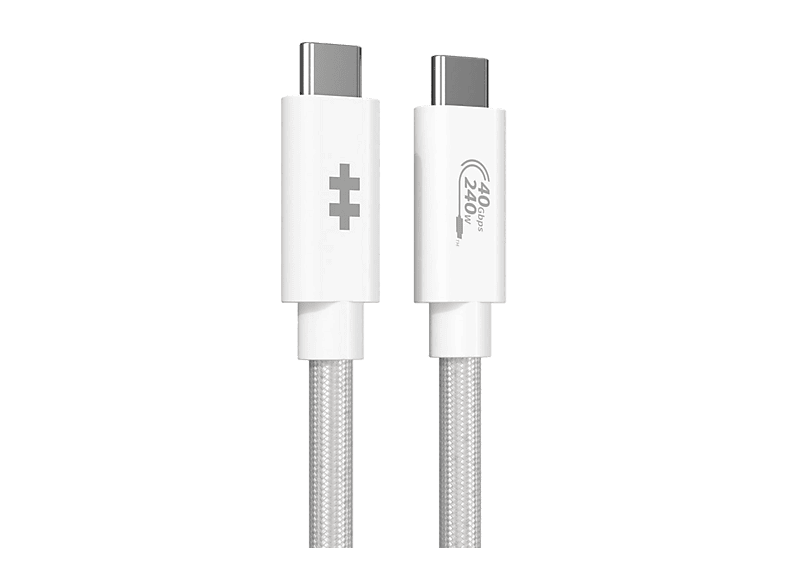 HYPER ® HyperDrive Next USB4 Typ-C Performance Kabel (1.2m/4ft) | Weiß ...