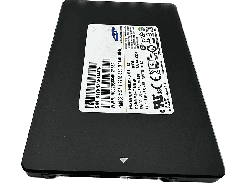 SAMSUNG 1.92TB Datacenter SSD Speichermedium | MediaMarkt
