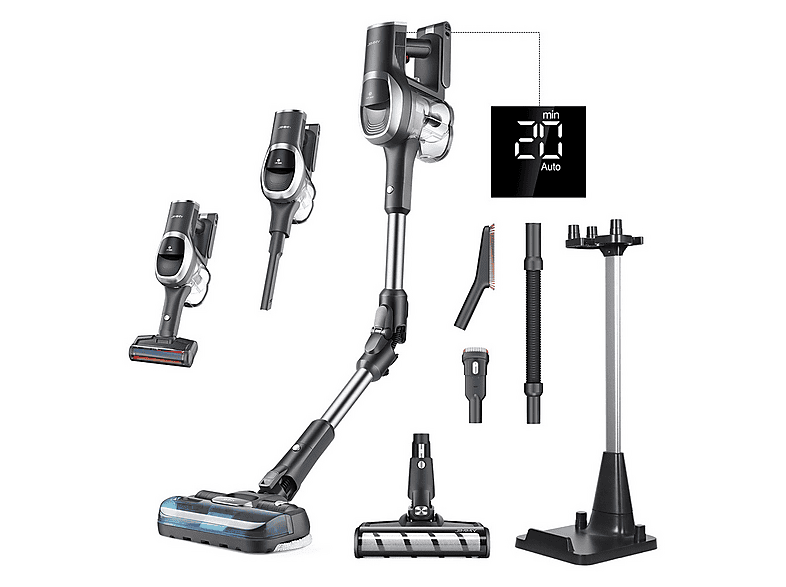 JIMMY JV9 Pro Aqua Staubsauger, maximale Leistung: 500 Watt, Grau ...