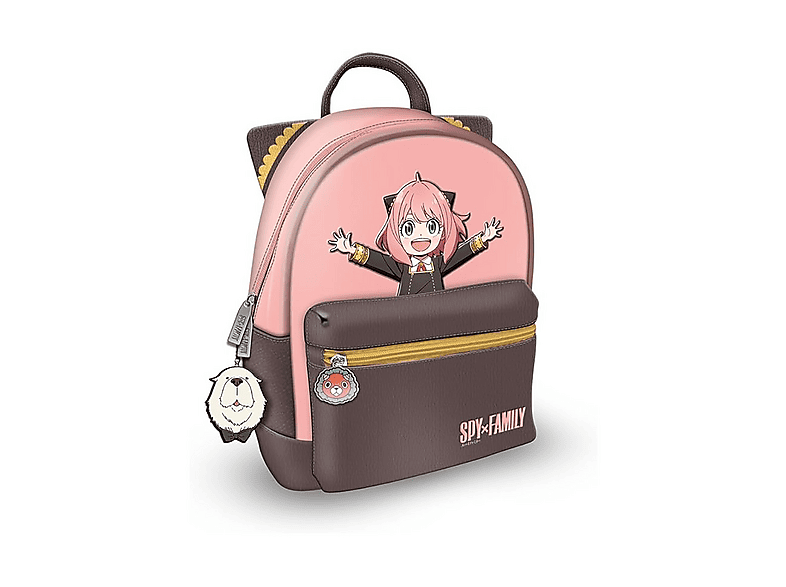 LOUNGEFLY Anya Forger + Bondanhänger | Spy x Family Rucksack Rosa | SATURN