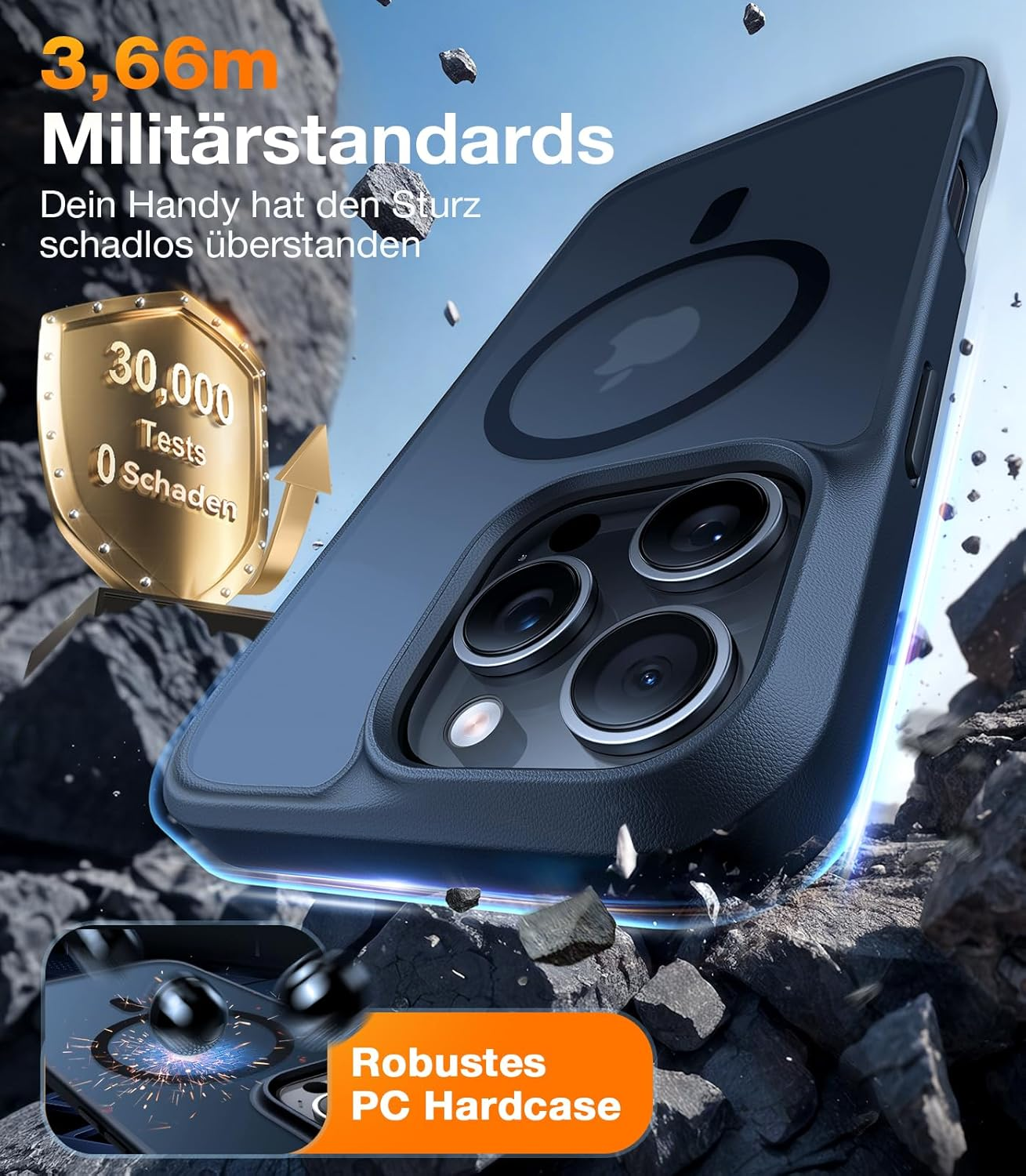 TORRAS Guardian Magnetische Hülle,iPhone 16 Pro Max Mobile phone cover ...