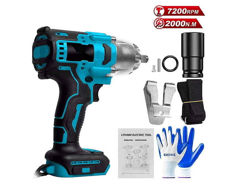 FORSMAN 2000Nm Akku 18V Schraubenschlüssel Akku-Schlagschrauber | MediaMarkt