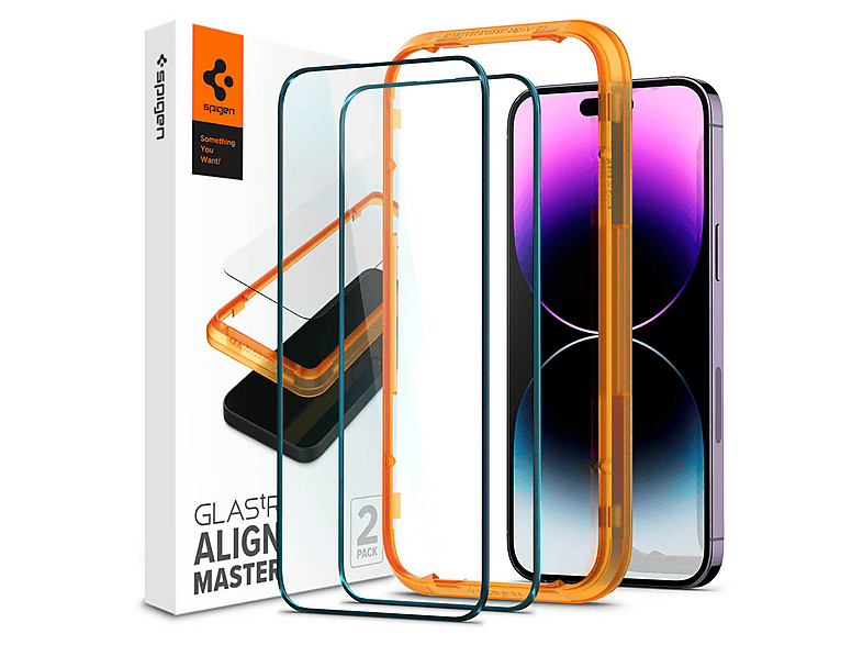 SPIGEN Glas.tR AlignMaster Folie i szkła ochronne voor Apple ...