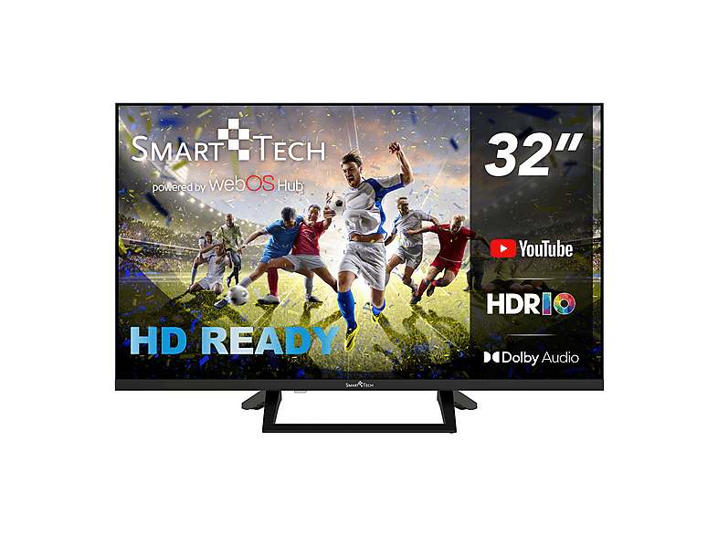 SMART TECH 32HW01V1 TV D-LED, SMART TV, 32 ", HD, Nero, Classe E ...