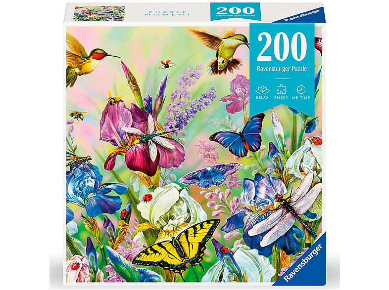 Puzzle | RAVENSBURGER Prado Flores 200 Piezas, edad recomendada: 8 año ...