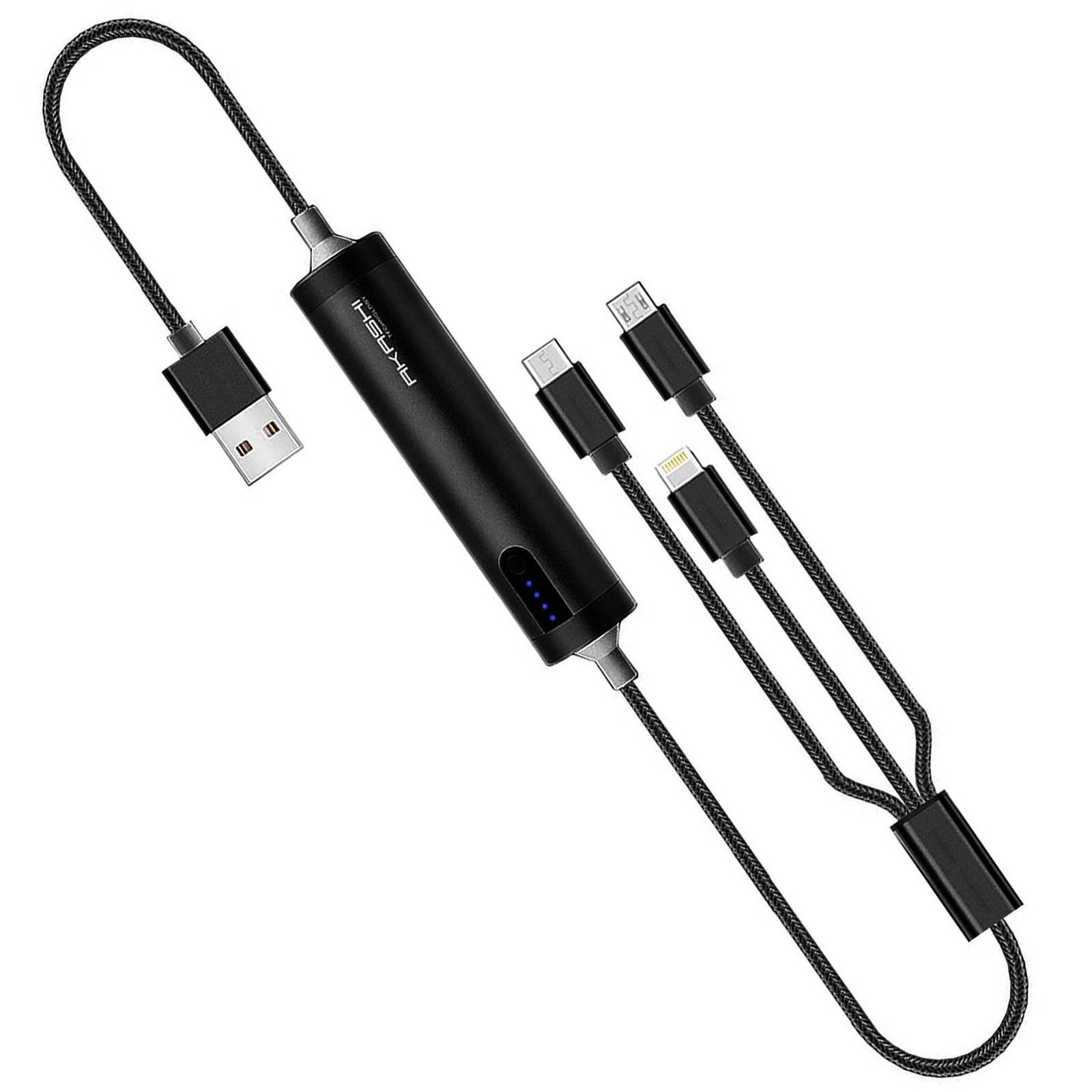 AKASHI ALTPB25003IN1 Powerbank 2600 mAh Schwarz | SATURN