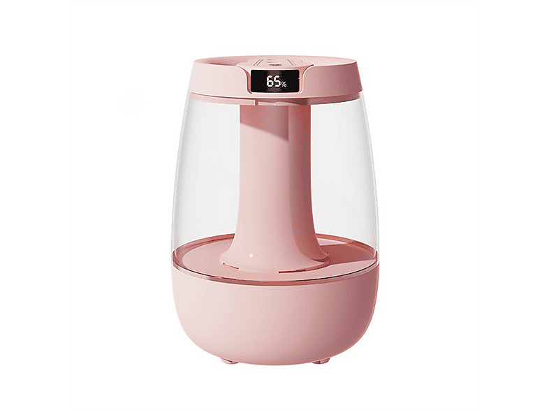 SYNTEK 3L leiser USB Vielseitig Luftbefeuchter Rosa (Raumgröße: 30 m² ...
