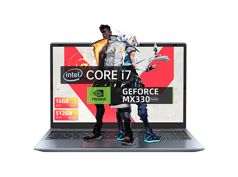 Portátil | VANWIN GLX2578KU, 15,6 " Full-HD, Intel Core i7-6600U, 16 GB RAM, 512 GB SSD, GeForce ...