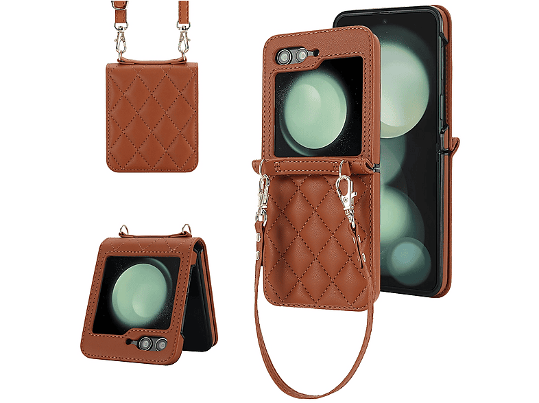 WIGENTO Rhombic Textur Hülle mit Schlüsselbänder, Backcover, Samsung ...