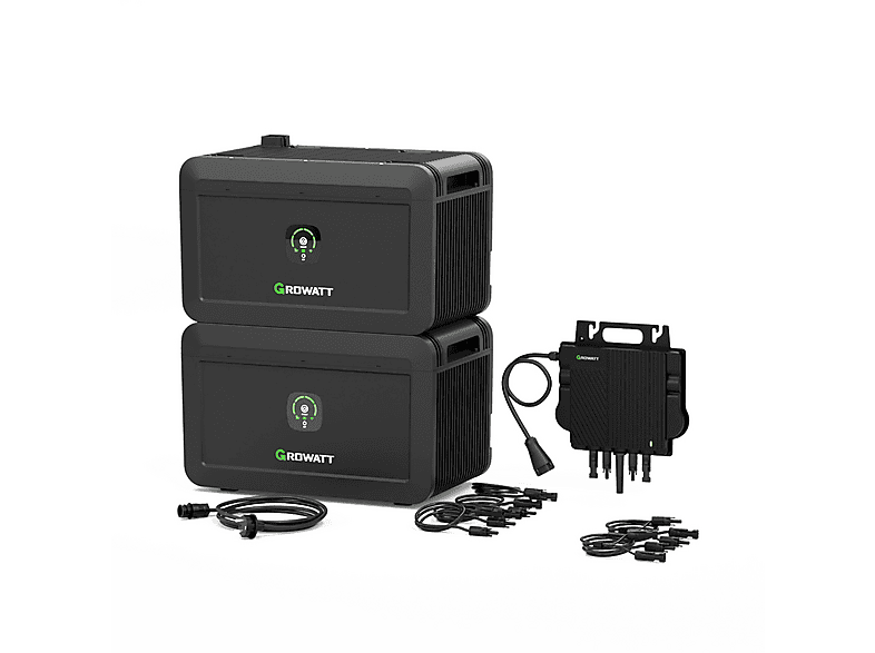 GROWATT NOAH 2000 4096Wh avec NEO 800M-X 800W Système d'énergie solaire ...