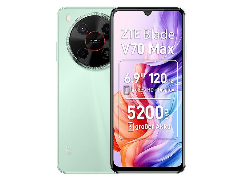 Smartfon ZTE Blade V70 Max 4G (LTE) 4 GB/ 128 GB Zielony | sprawdź cenę ...