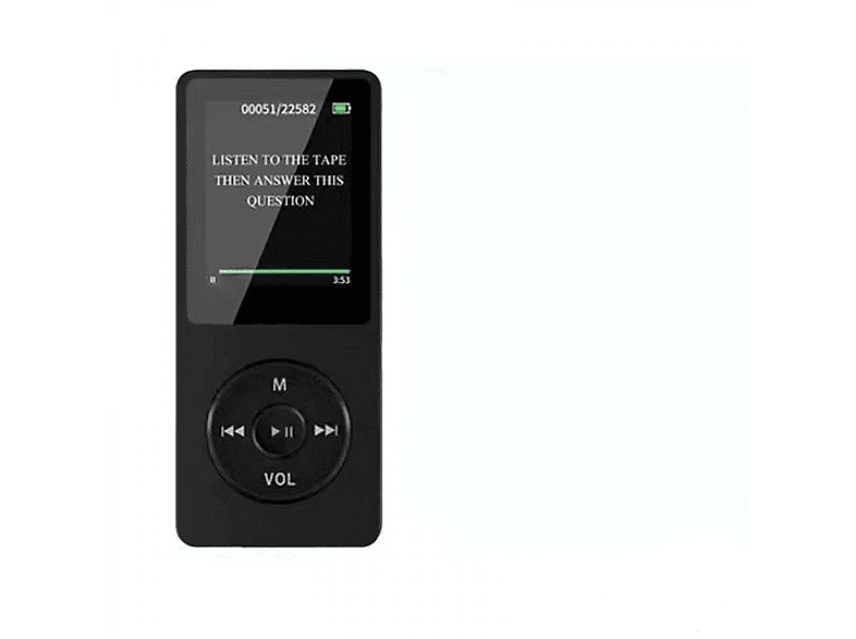 SYNTEK Vielseitig Tragbar Kompakte Mp3 Player (128 GB, Schwarz ...