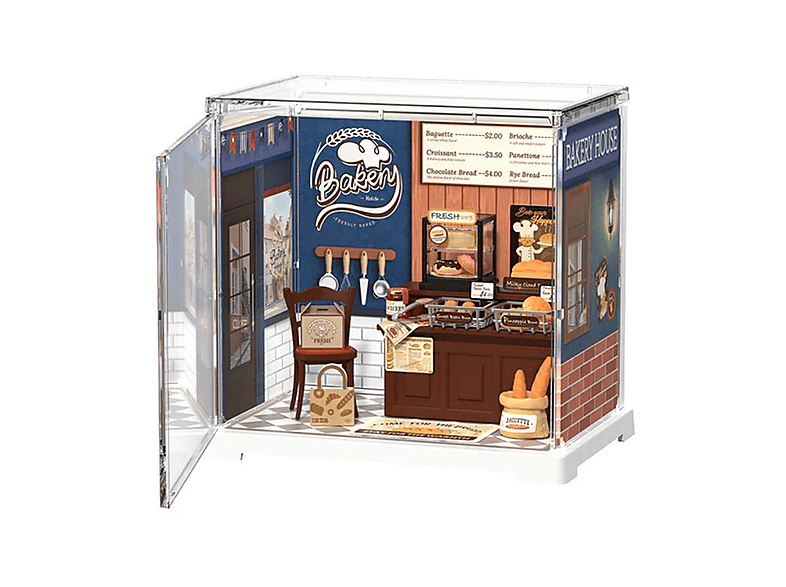 YEMASTER Butter Bakery Miniatur Bausatz DIY Haus 3D Puzzle | MediaMarkt