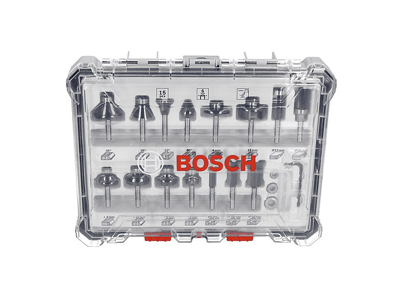 BOSCH Bosch Mixed Fräser Nutfräser Set | MediaMarkt