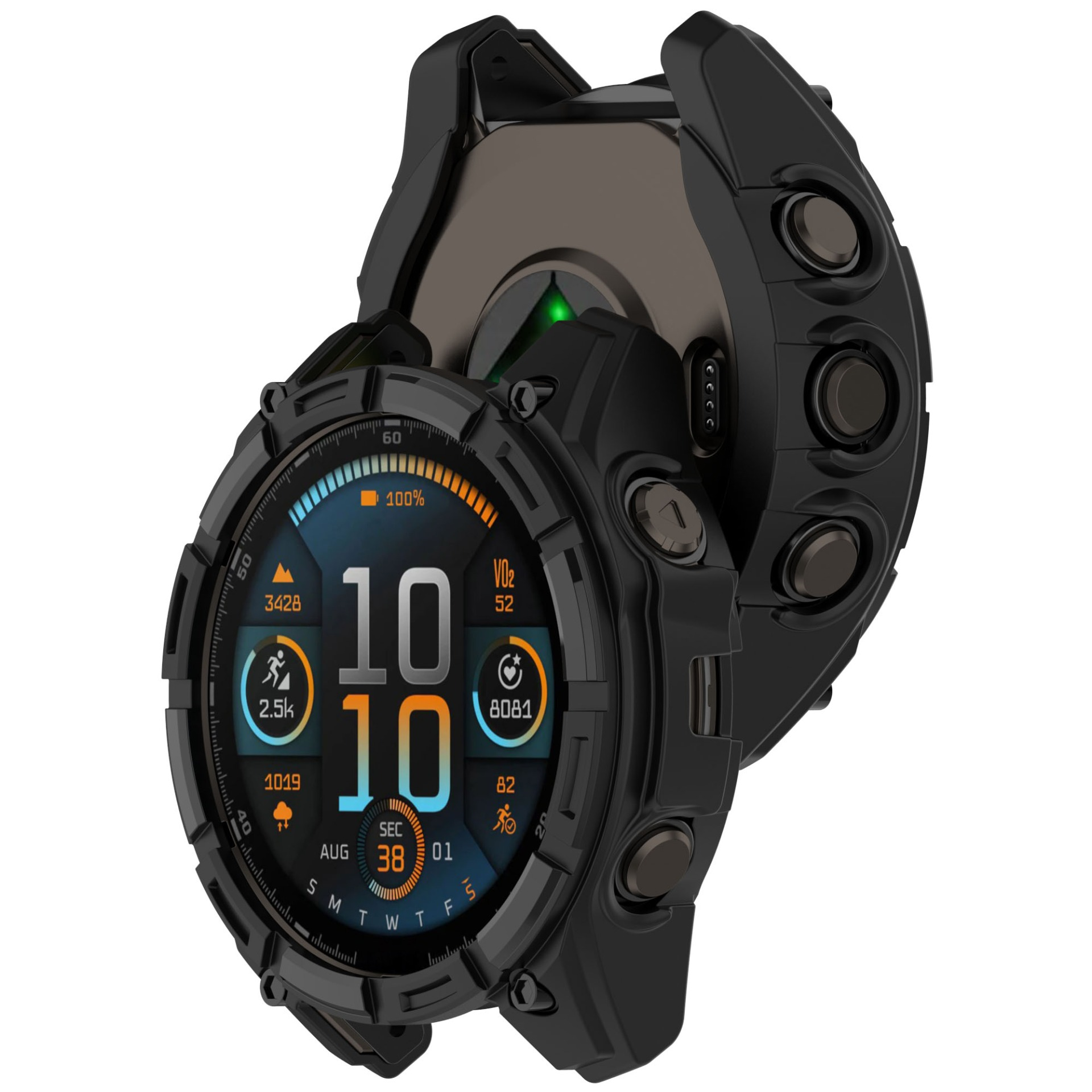 INF 390069, Schutzhülle, Garmin, Quatix 8 47 mm, Schwarz | MediaMarkt