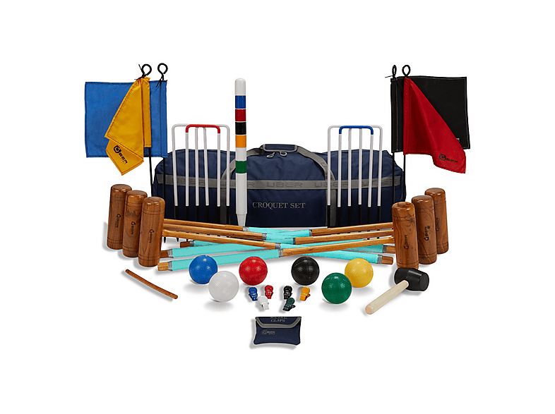 UBERGAMES Pro Croquet-Set | 6P - Mit Tasche Gartenspiel | MediaMarkt