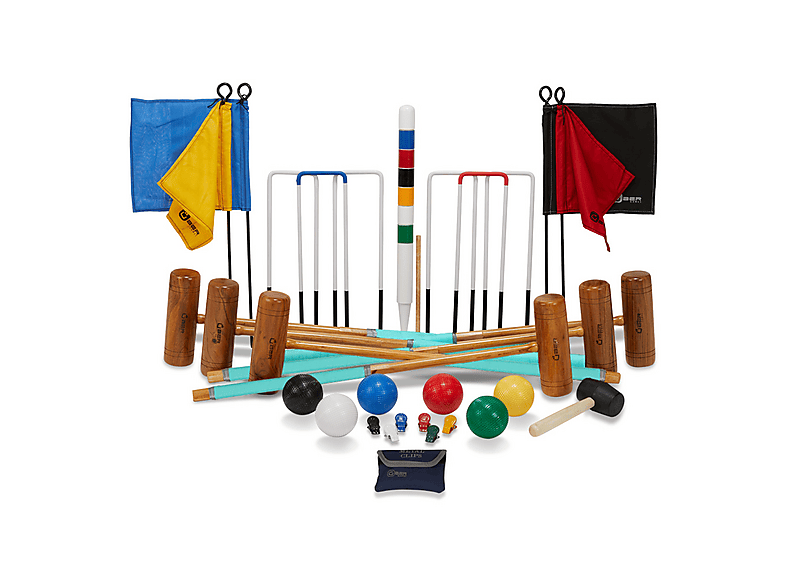 UBERGAMES Pro Croquet-Set | 6P Gartenspiel | SATURN
