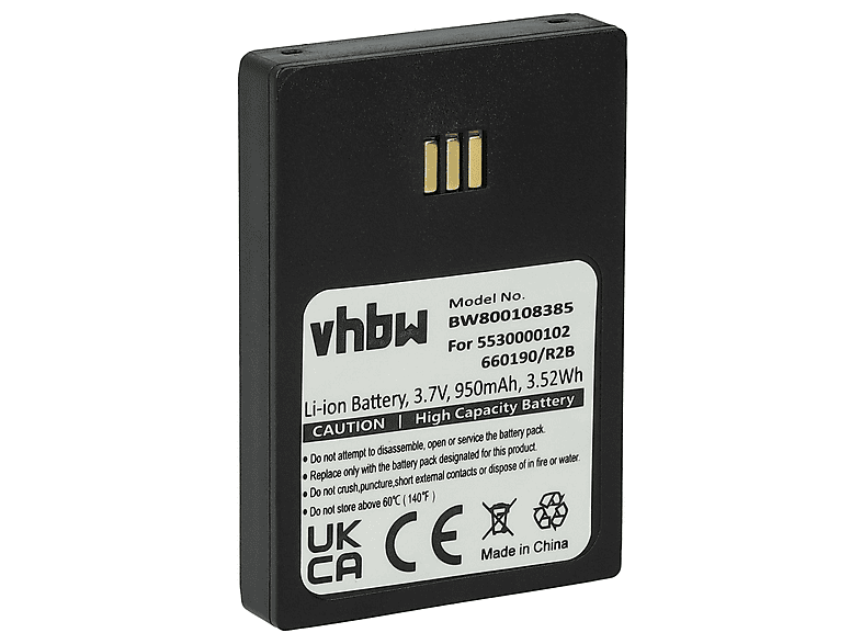 VHBW 75987 Li-Ion Akku, Li-Ion, 950 mAh | MediaMarkt