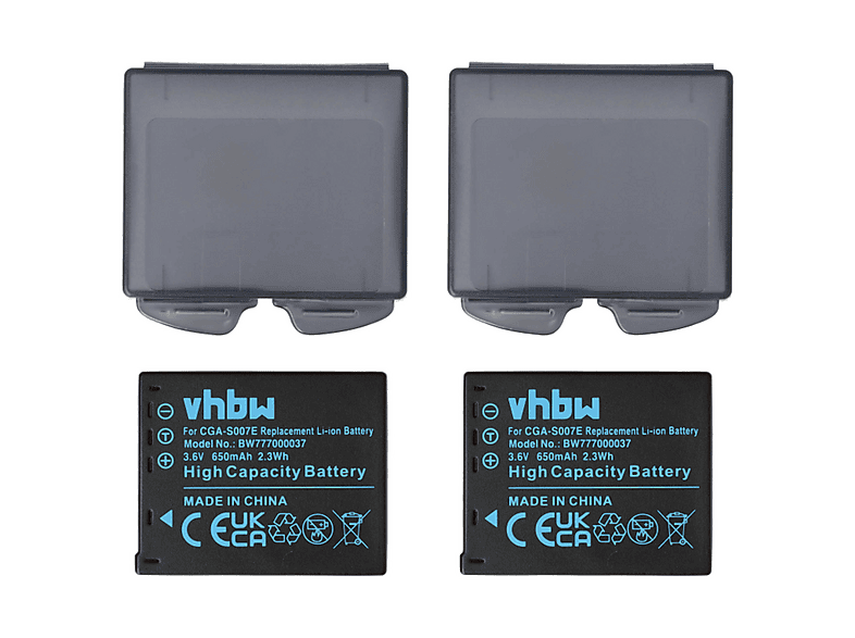 VHBW 66124 Li-Ion Akku, Li-Ion, 650 mAh | MediaMarkt