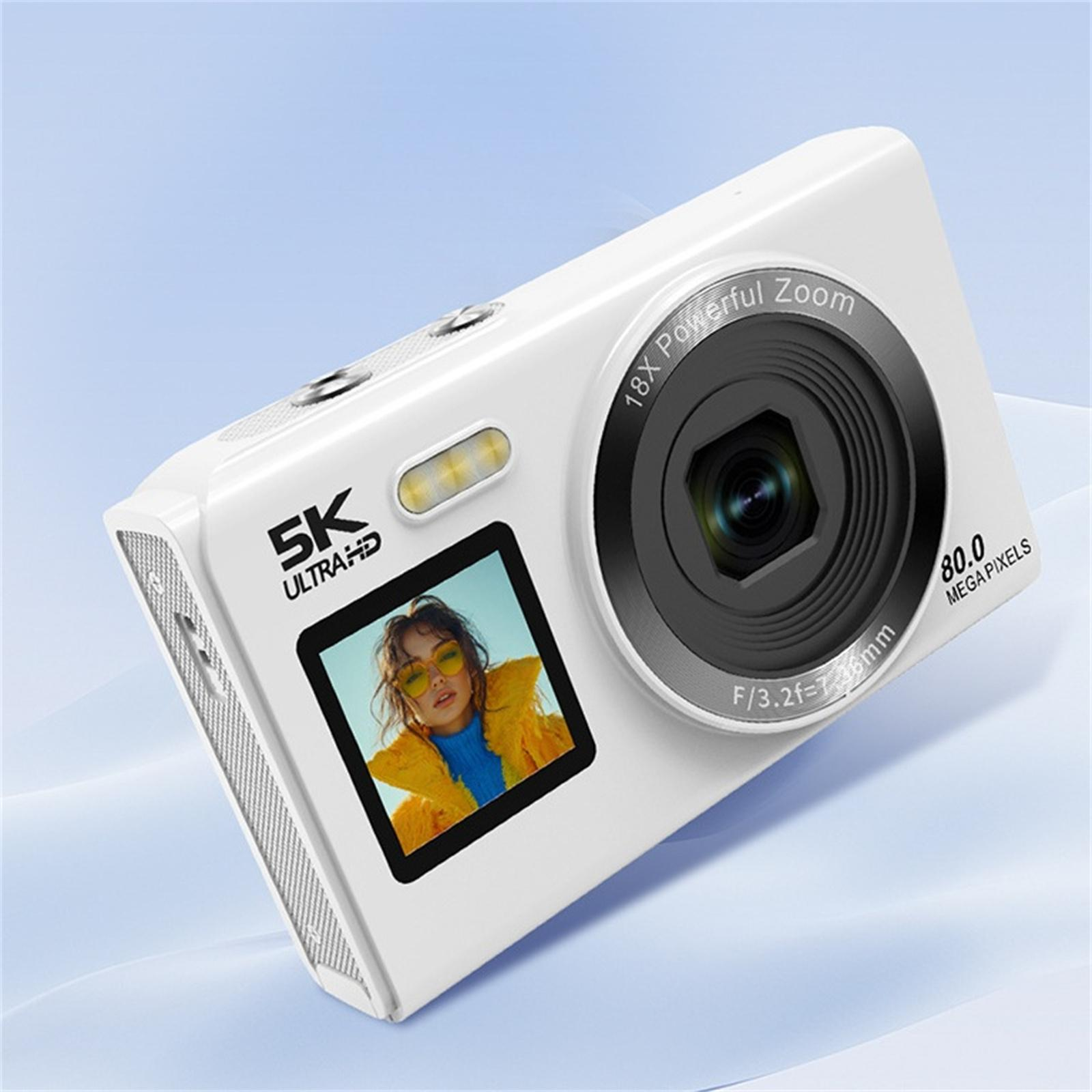 DARMLINK 5K Ultra HD mit Dual-Display,18X Zoom,32GB Digitalkamera ...