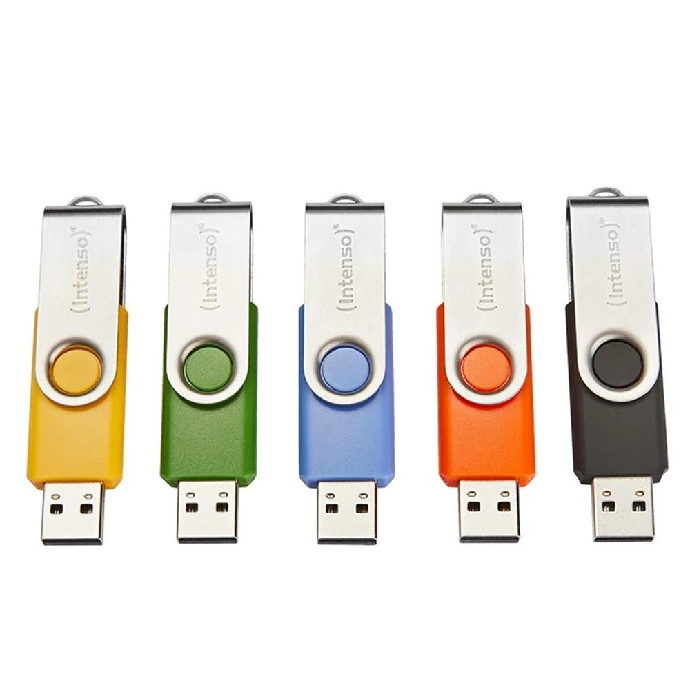 INTENSO Basic Line USB-Stick (Schwarz, Blau, Grün, Orange, Gelb, 16 GB ...