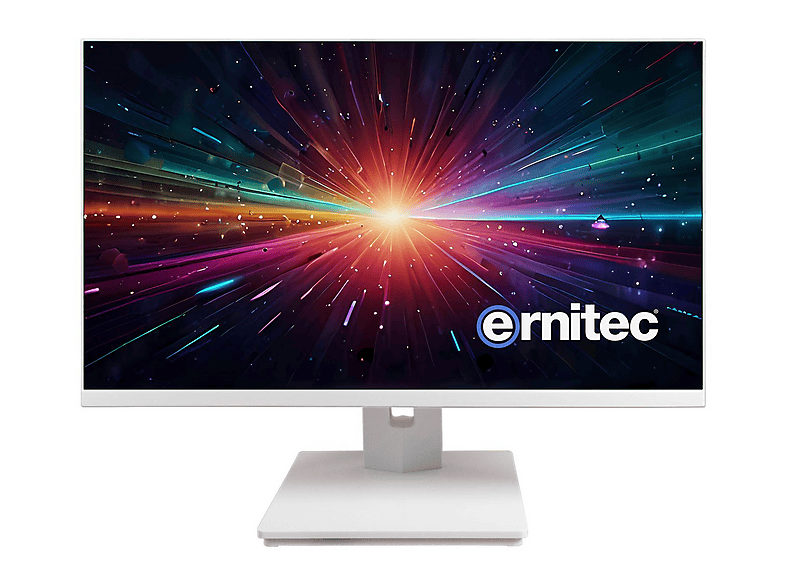 Monitor | ERNITEC 0070-24124-F-W, 24 ", Full-HD, 5 ms, Blanco | MediaMarkt