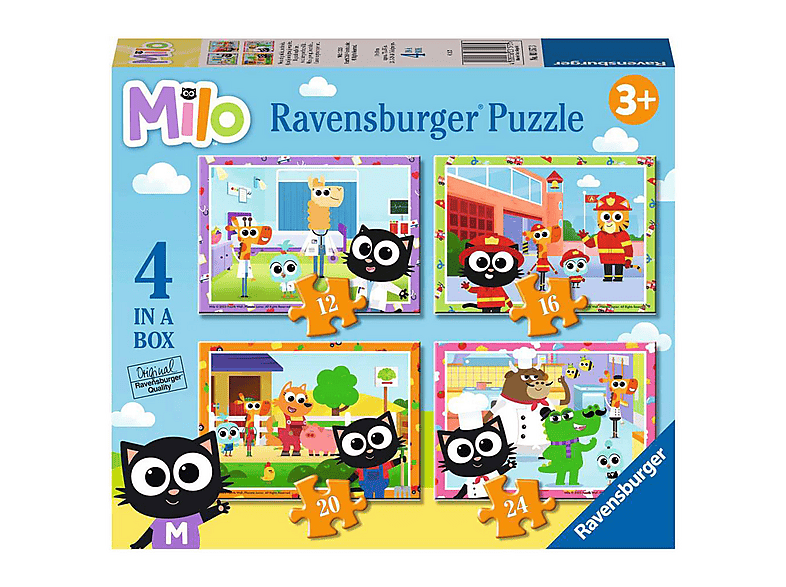 Puzzle | RAVENSBURGER Milo y sus Amigos Puzzle Progresivo, edad ...