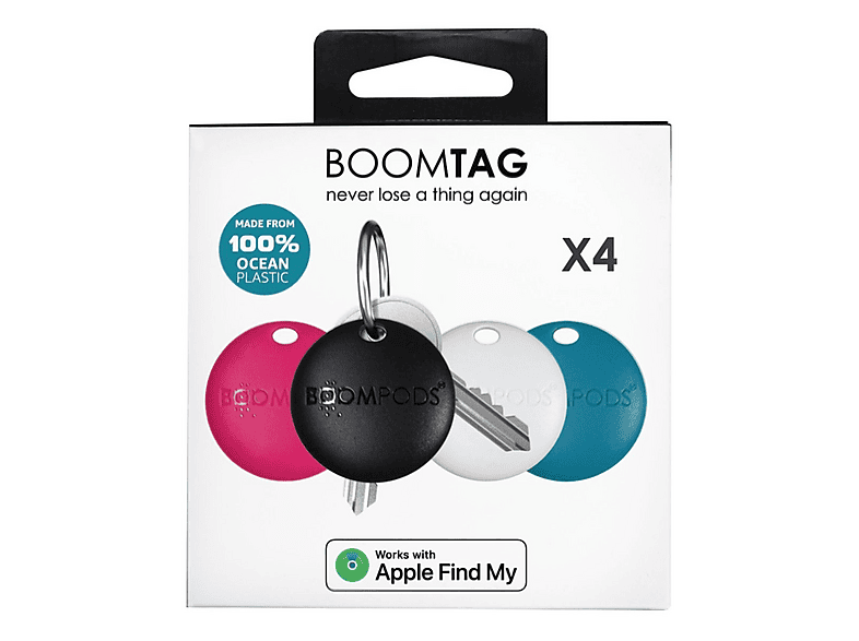 BOOMPODS Boomtag Multi Pack (4) Bluetooth Tracker | MediaMarkt