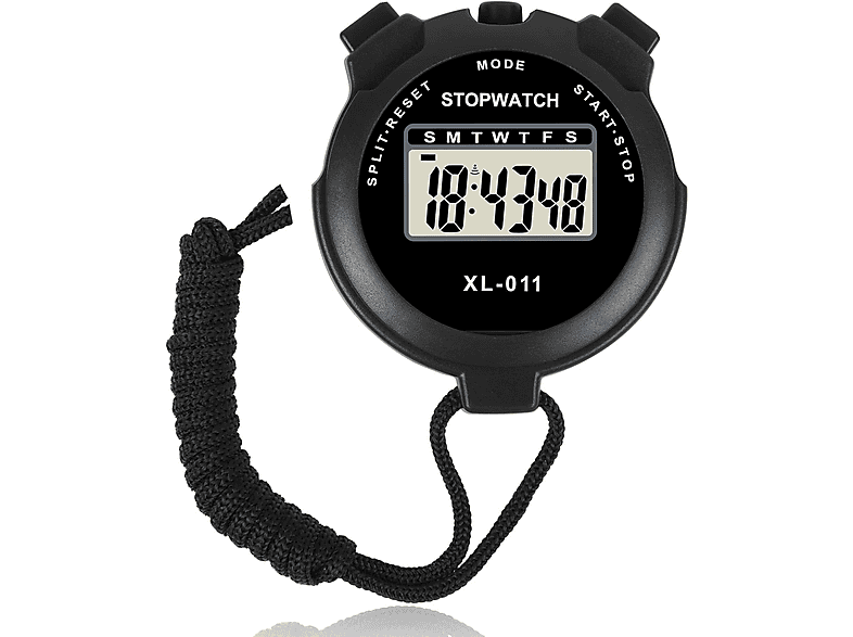 CRRYNUO Elektronische digitale Stoppuhr – Schwarz Timer | MediaMarkt