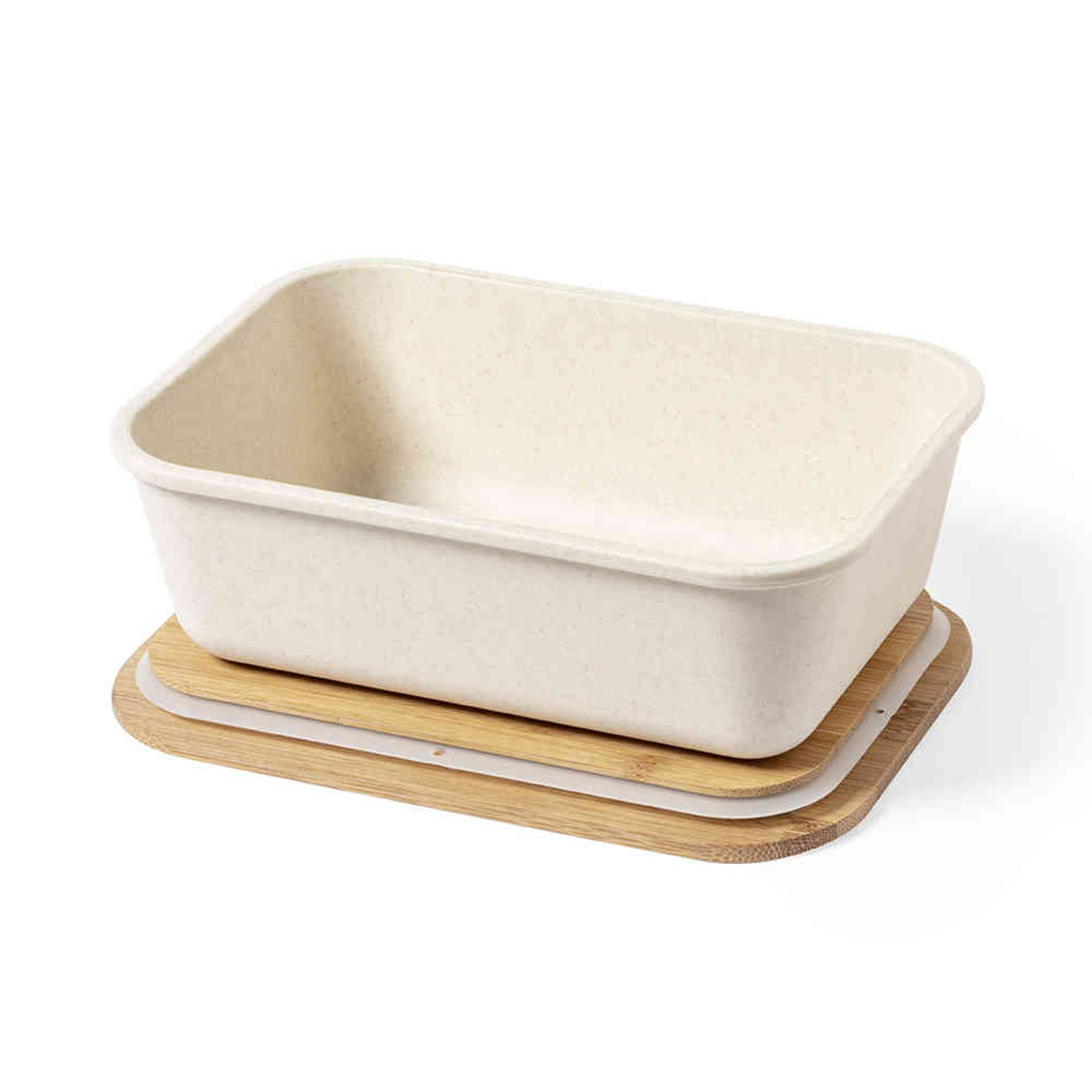 Contenitore DAM DM1125C01 | coperchio in bambù, fascia elastica di ...