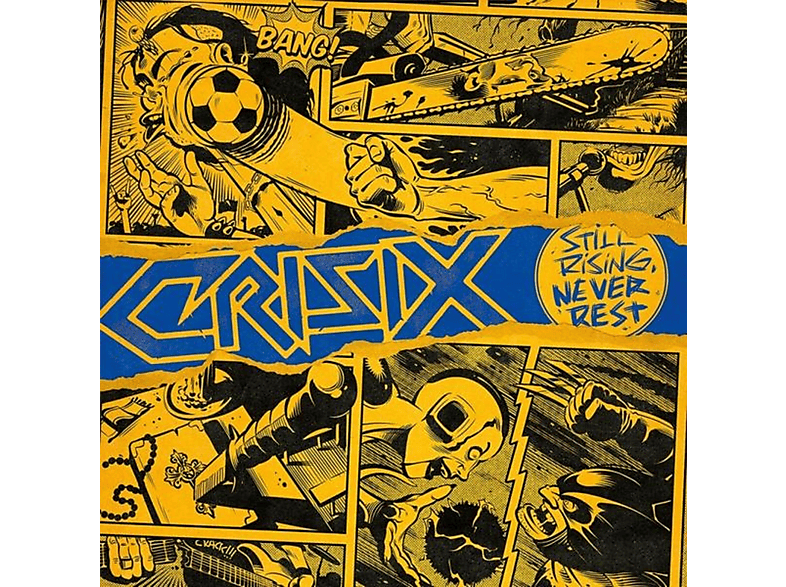 Crisix | STILL RISING NEVER REST (YELLOW FLAME VINYL) - (Vinyl) | SATURN