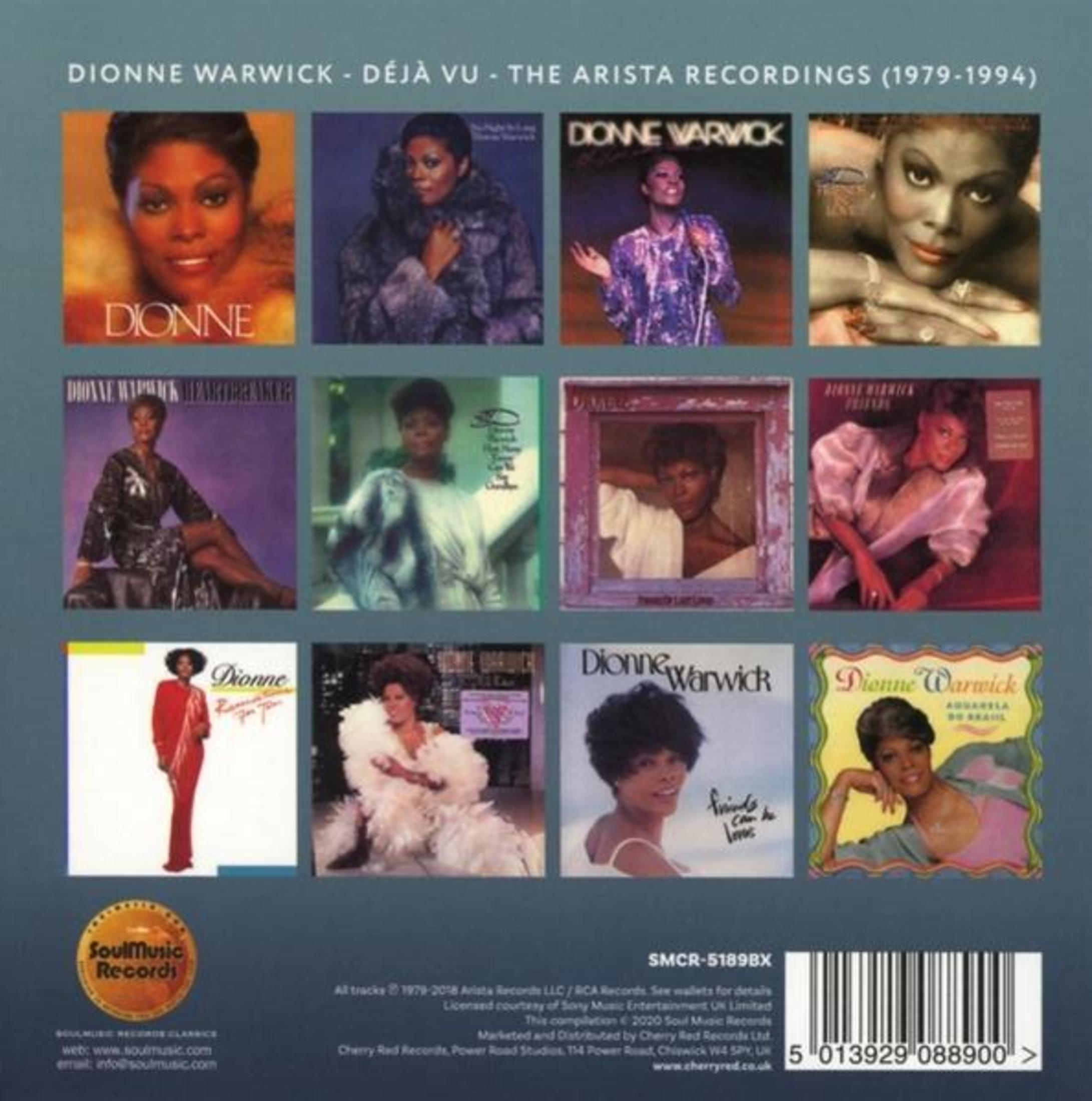 Dionne Warwick | DEJA VU-THE ARISTA RECORDINGS 1979-1994 - (CD ...