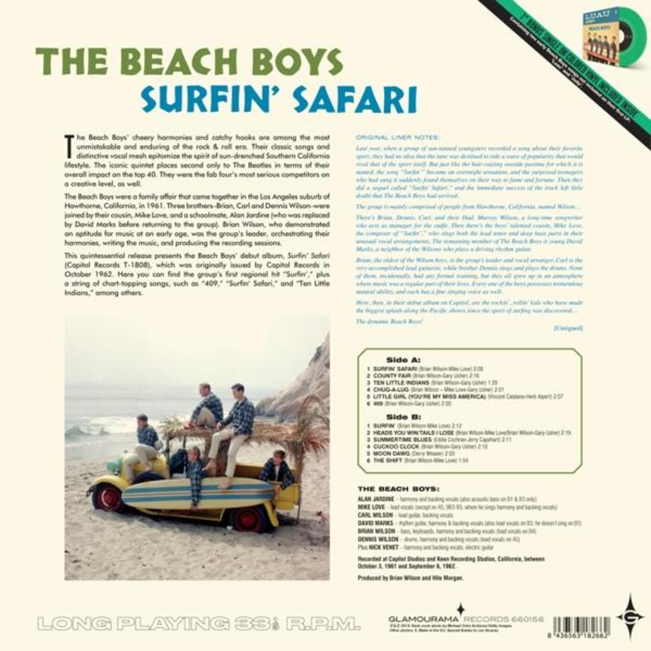 The Beach Boys | SURFIN SAFARI (180G LP+FARBIGE 7 SINGLE) - (Vinyl ...
