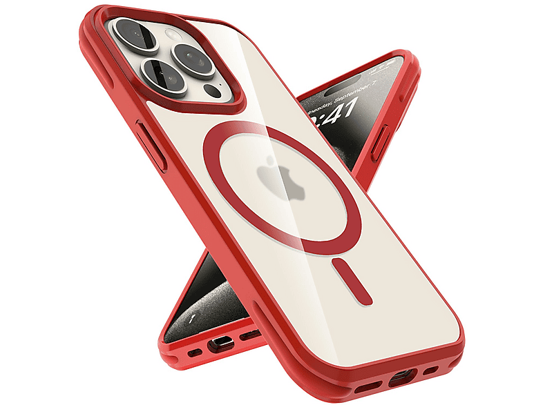 CADORABO Case, Backcover, Apple, iPhone 15 PRO MAX, ROT | MediaMarkt