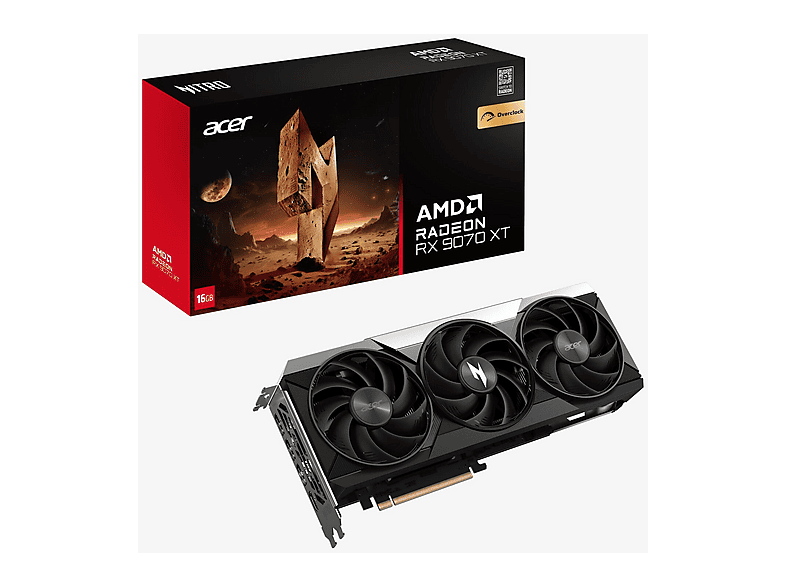ACER Nitro Radeon RX 9070 XT OC 16GB Carte graphique | MediaMarkt
