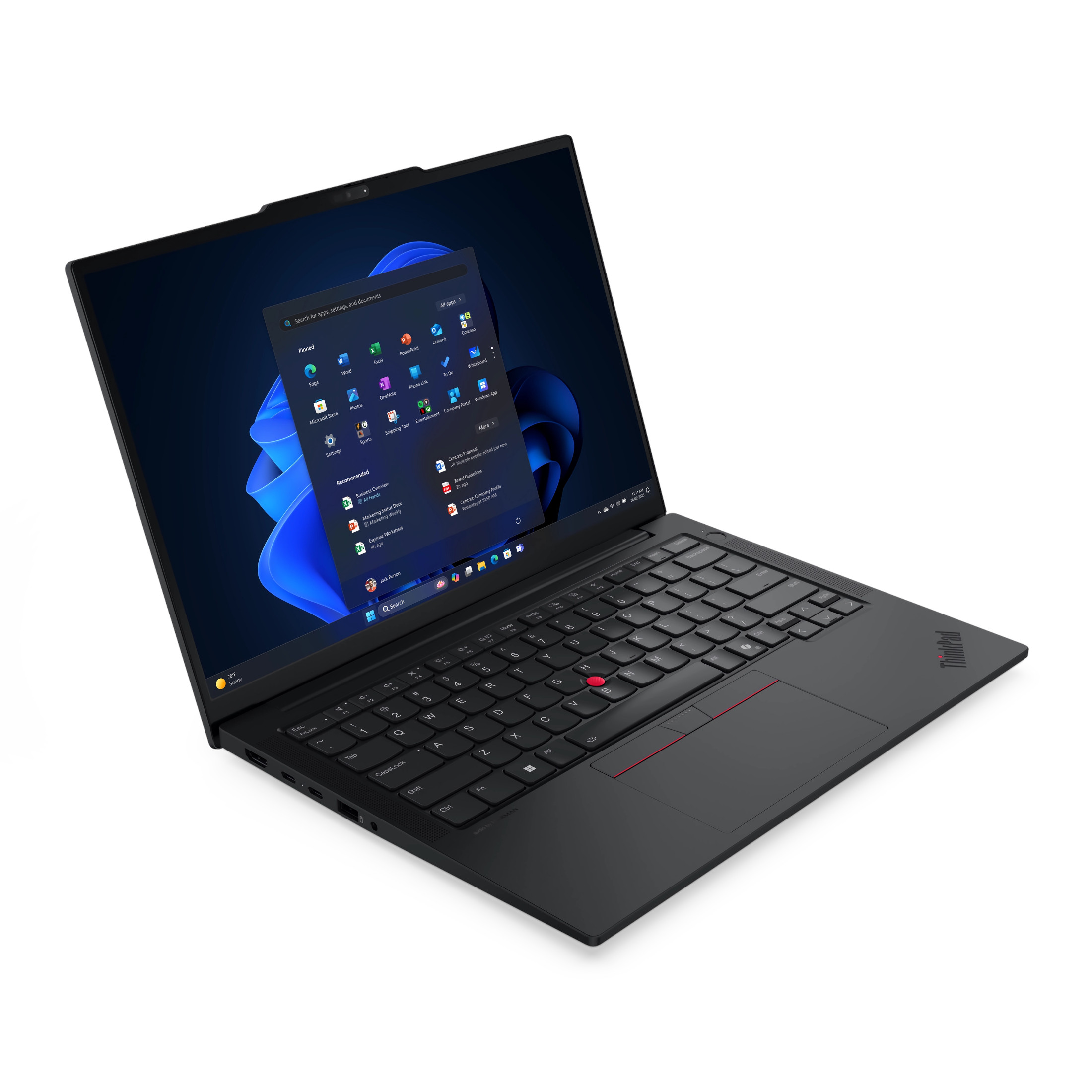 LENOVO ThinkPad E14 G7, Notebook, mit 14 Zoll Display, AMD Ryzen™ 5,220 ...
