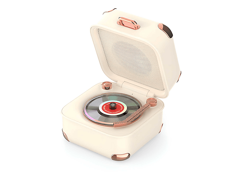HIYORI HiFi 360° Klang BT 5.3 mit LED Tragbarer Bluetooth-Lautsprecher ...