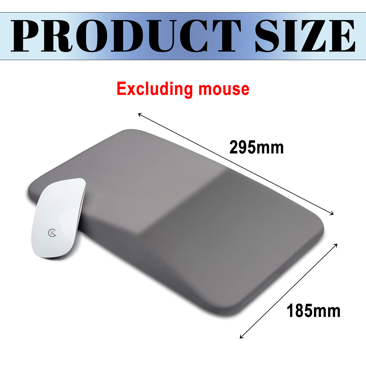 TUSERXLN Weicher Memory-Schaum Ergonomisch Handgelenkauflage (30 cm x ...
