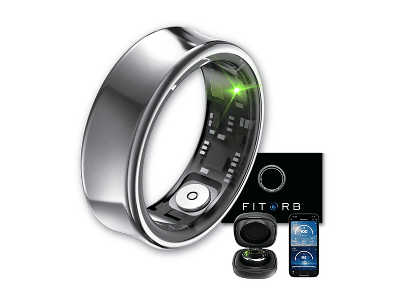 FITORB Neptun Größe 7 Pro Smart Ring | Grau | SATURN